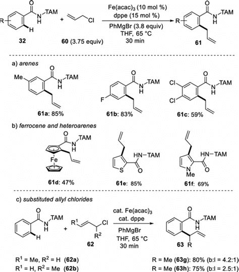 Iron Catalyzed Csp²h Allylation By Tam Assistance Download