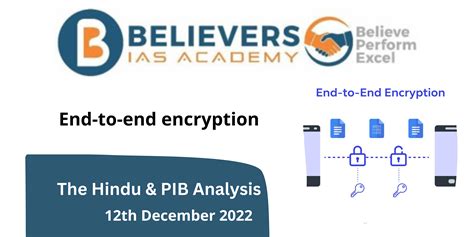 End To End Encryption Believers Ias Academy