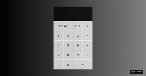 Calculator Codesandbox