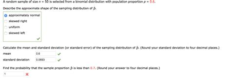Solved A Random Sample Of Size N Is Selected From A Chegg