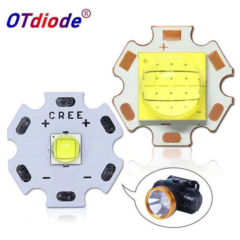 LED 칩 COB XML T6 비즈, XHP70 XHP90 XHP110 3A6A 9A10A 24A 10W18W24W45W72W ...