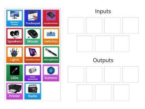 year 6 micro bit input output sort group sort