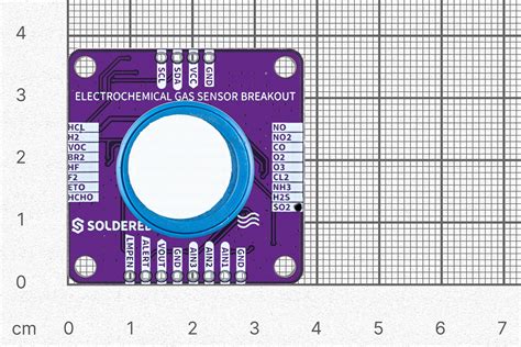 High Precision Electrochemical So₂ Gas Sensor Breakout Soldered Electronics
