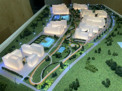 Архитектурный Макет жилого комплекса Unikey