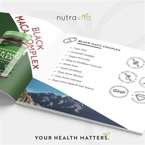 Nutravita Black Maca Root Complex 5000mg Sinin
