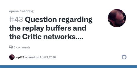 Question Regarding The Replay Buffers And The Critic Networks Duplicates In The State · Issue