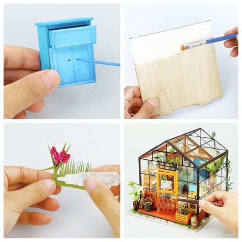 DIY Miniature House Kit Cathys Flower House Geppetto S Toy Box