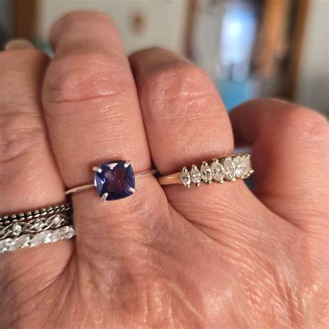 Emerald Cut Ruby Ring Raw Ruby Ring In Sterling Silver Ruby