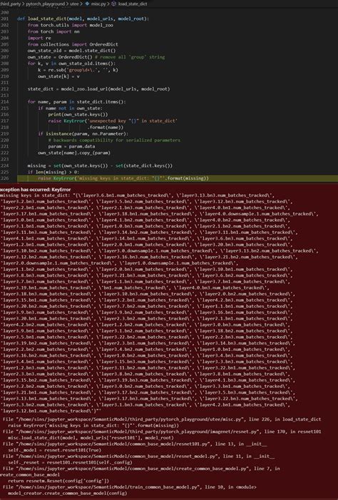 Missing Occurs Loading Resnet101 Pretrained Model · Issue 35 · Aaron Xichenpytorch Playground