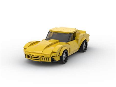 Lego Moc Chevrolet Corvette C3 By Mlmocs Rebrickable Build With Lego
