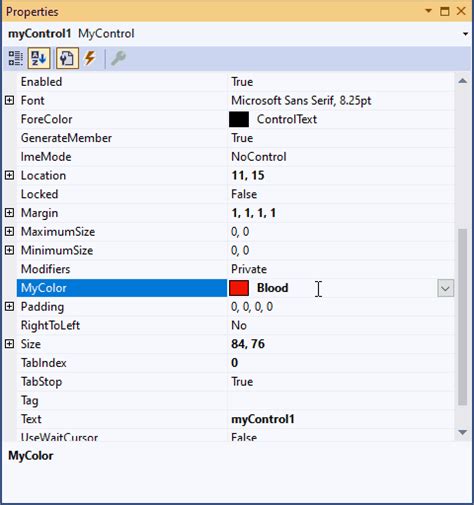 C How To Display The Color Name In A Custom ColorEditor In VS Designer Stack Overflow