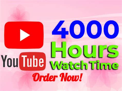 Organic Watch Hours For Monetization And Video Promotion Upwork