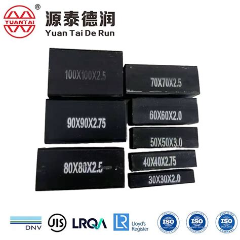 China Customized Rhs Hollow Section Rectangular Carbon Black Astm A500