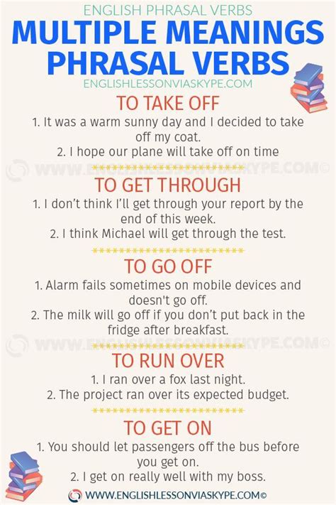Phrasal Verbs With Multiple Meanings Learn English With Harry 👴