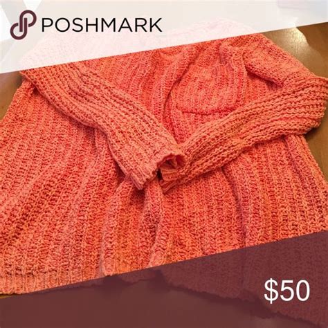 Free People Sweater Coral Sweaters