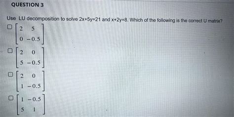 solved i want to transform a vector using two matrices a and