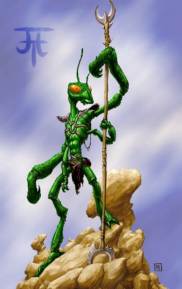 Thri Kreen By Wingedsaskquatch On Deviantart