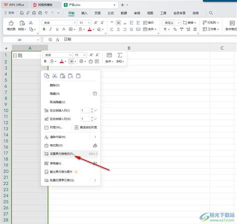 Excel表格如何设置限制输入内容格式？ Wps中excel表格设置限制输入内容格式的方法 极光下载站