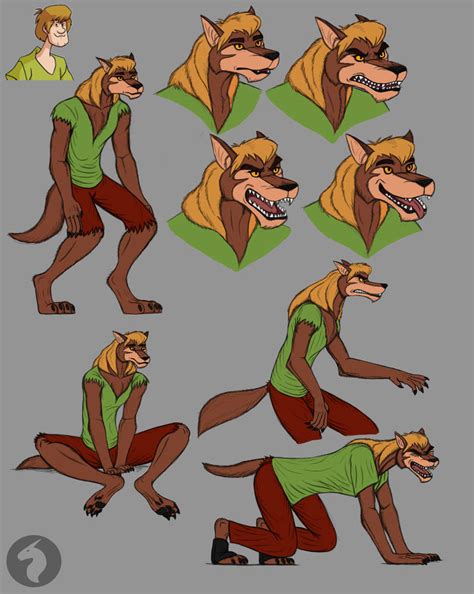 Shaggy Werewolf By Blueravenfire On Deviantart