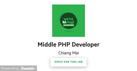 Nin Chiyangchai On Linkedin Middle Php Developer Everymatrix