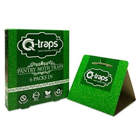 Q Traps Pantry Moth Traps Safe Nontoxic Insecticide And Odor Free