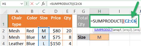How To Use The SUMPRODUCT Function In Excel With Examples