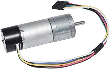 Bemonoc Encoder Metal Gearmotor V DC Low Speed RPM Gear Motor With Encoder For Arduino And