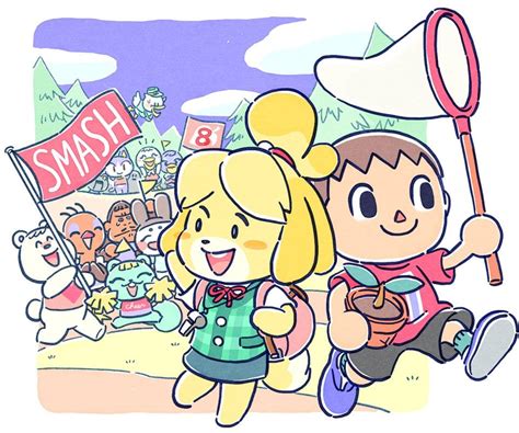 Filevillager And Isabelle Artwork Smashwiki The Super Smash