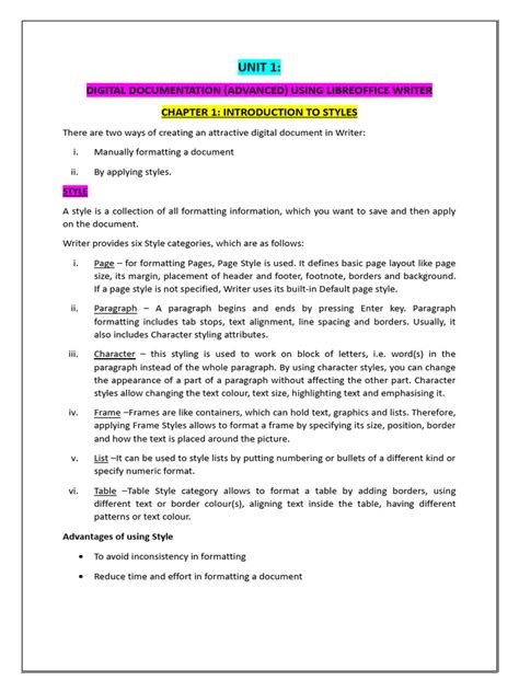 Part A Unit 1 Digital Documentation Notes Pdf Computing Software