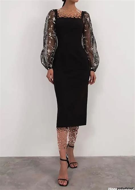 مدل پیراهن حریر شیشه ای