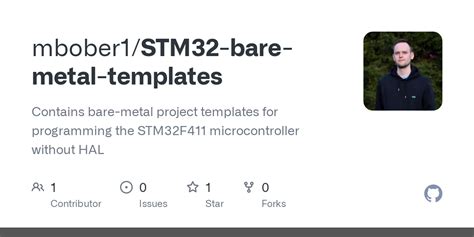 Github Mbober1stm32 Bare Metal Templates Contains Bare Metal