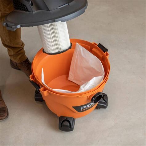 RIDGID VF4200C 1 Layer Standard Pleated Paper Filter For Most 5 Gallon And Larger RIDGID Wet Dry
