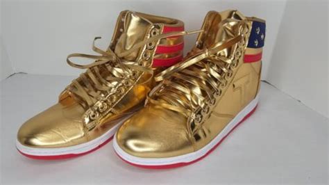 Donald Trumps Gold Maga 2024 Limited Shoes Sneakers Size 11 Ebay