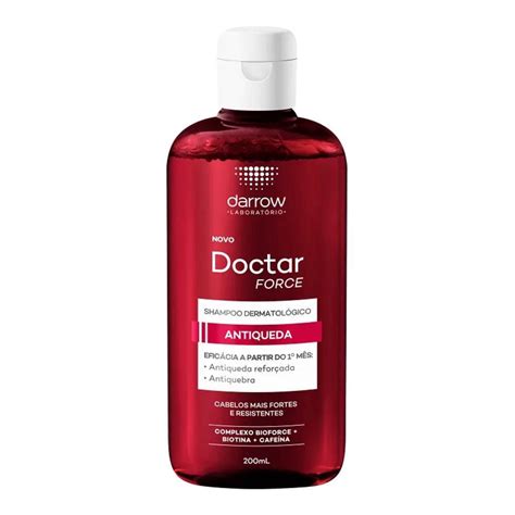 Doctar Force Shampoo Dermatológico Antiqueda Com 200ml Em Promoção