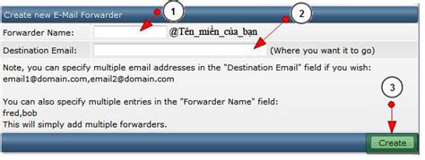 Hướng dẫn cấu hình email Forwarders ESC Nhà Đký tên miền