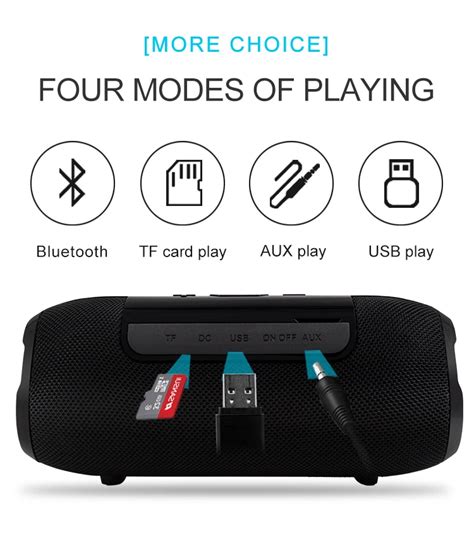 PARLEUR BLUETOOTH Red Haut Parleur Bluetooth Sans Fil Portable Avec