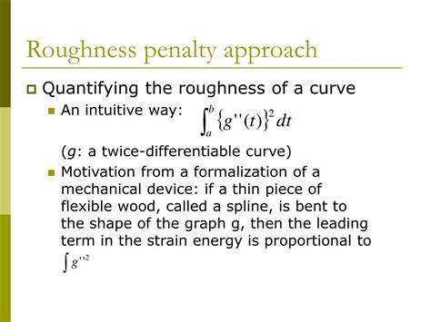 Ppt Introduction To Smoothing Splines Powerpoint Presentation Free Download Id6597059