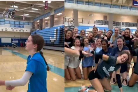Girls Playing Volleyball Join Kala Chashma Bandwagon Video Goes