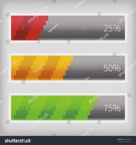 Progress Loading Bar Pixel Art Style