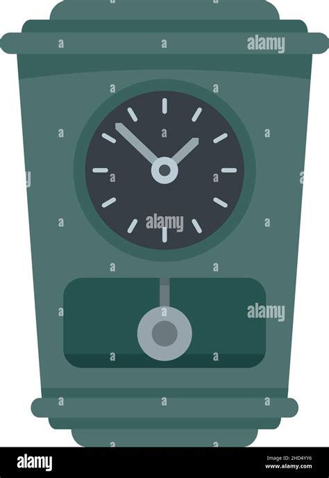 Alarm Pendulum Clock Icon Flat Illustration Of Alarm Pendulum Clock Vector Icon Isolated On
