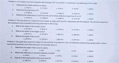 Problem 1 A 4 Simple Curve Have Tangents StudyX