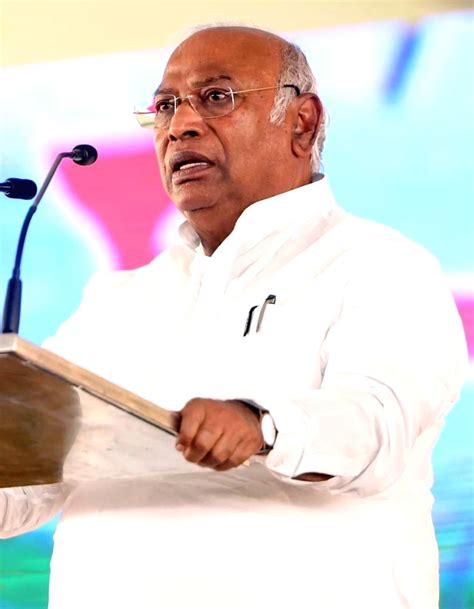 Congress President Mallikarjun Kharge Addresses During Partys Jai