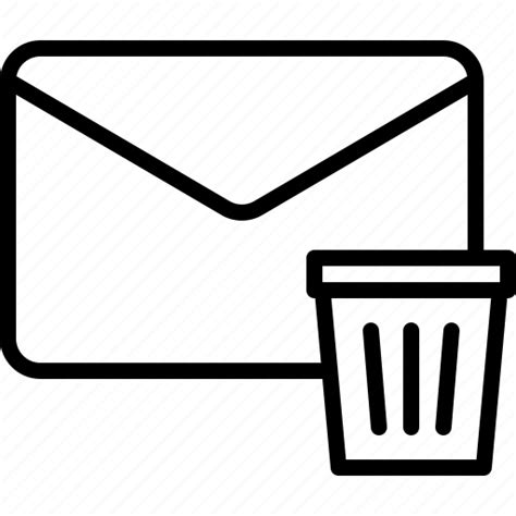 Trash Email Message Communication Icon Download On Iconfinder