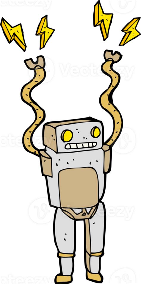 Cartoon Funny Robot 44910051 Png