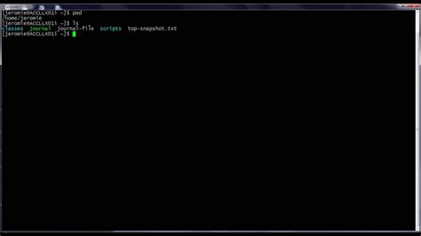 Linux Command Line Navigation Youtube