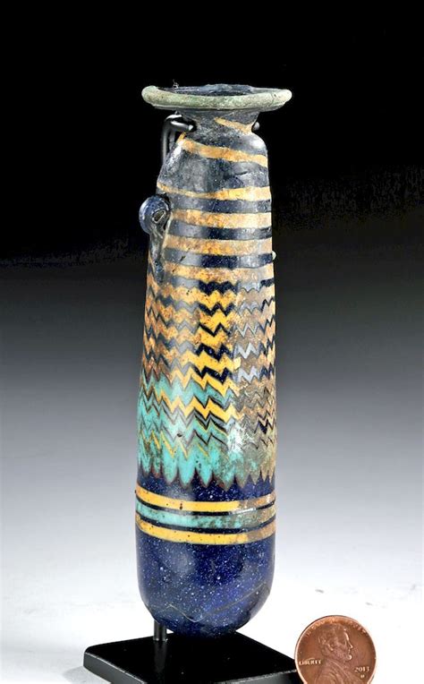 Greek Hellenistic Core Formed Glass Alabastron For Sale At Auction On