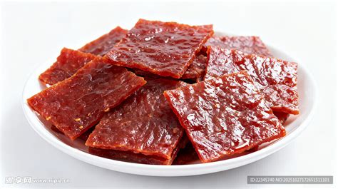 猪肉脯摄影图食物原料餐饮美食摄影图库昵图网