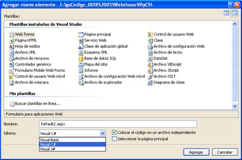 Usar Clases De Vb Y C En Una Misma Aplicaci N Web De Visual Studio