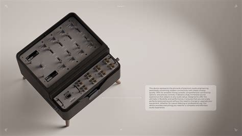 Analogic The Ultimate Hi Fi Interconnect System 11 Images Behance