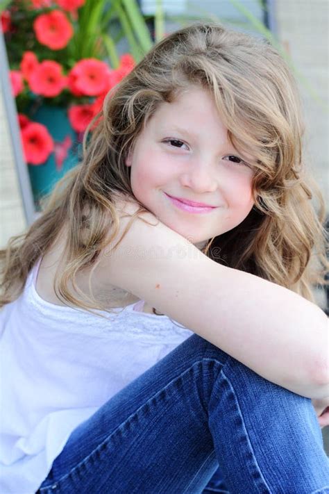 Collection Of Young Female Pre Models Preteen Girl Smiling Royalty